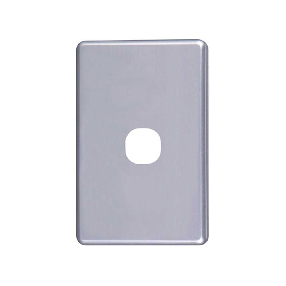 4C | Classic 1 Gang Switch Cover Plate | Silver – DZ ELECTRICAL PRODUCTS