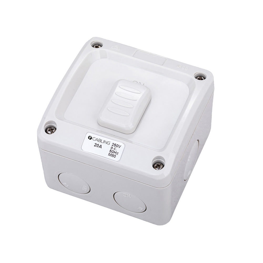 4C | Weatherproof Single Switch 1 Pole 2Way IP66 250V 20A – DZ ...