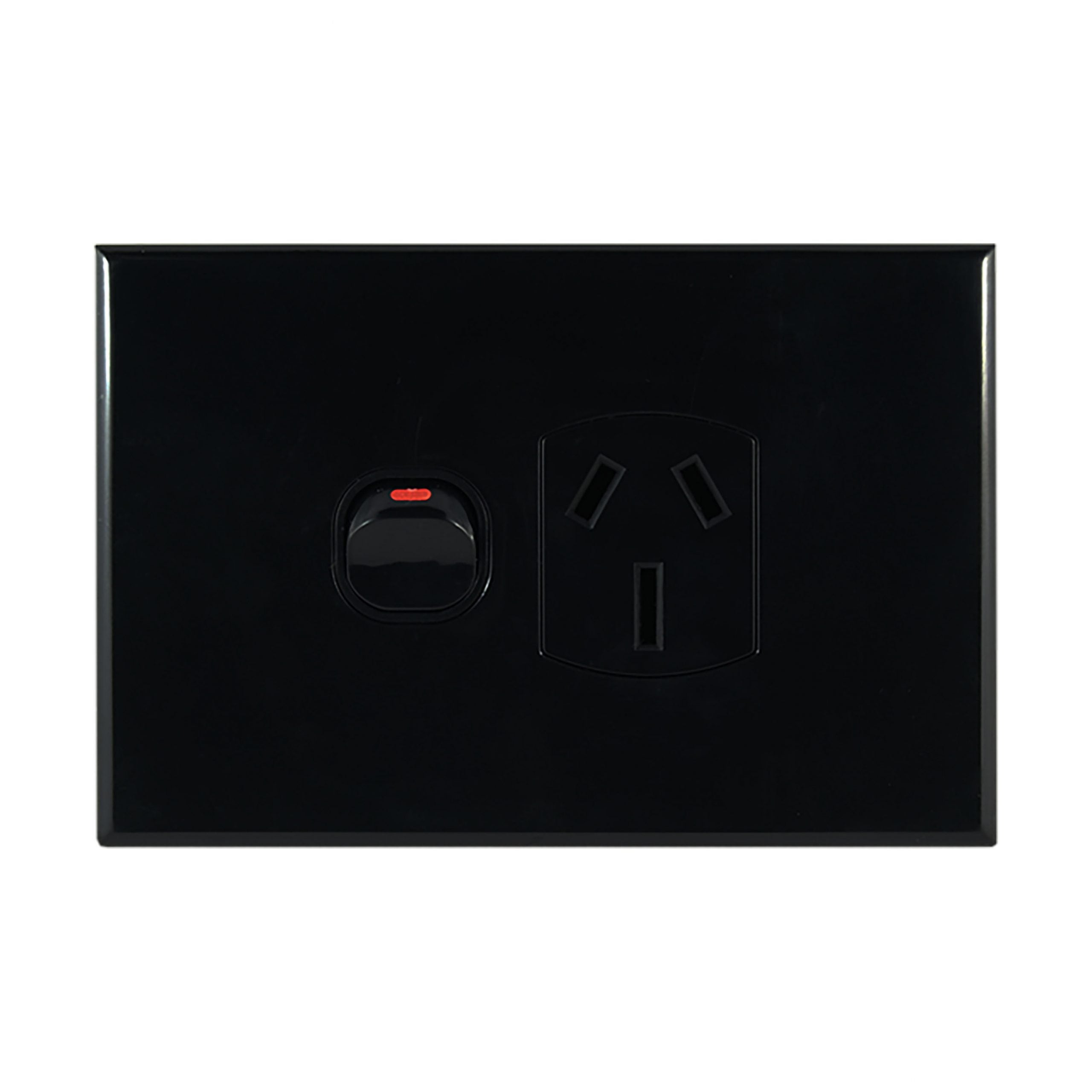 Single Power Point 15A – BLACK – DZ ELECTRICAL PRODUCTS