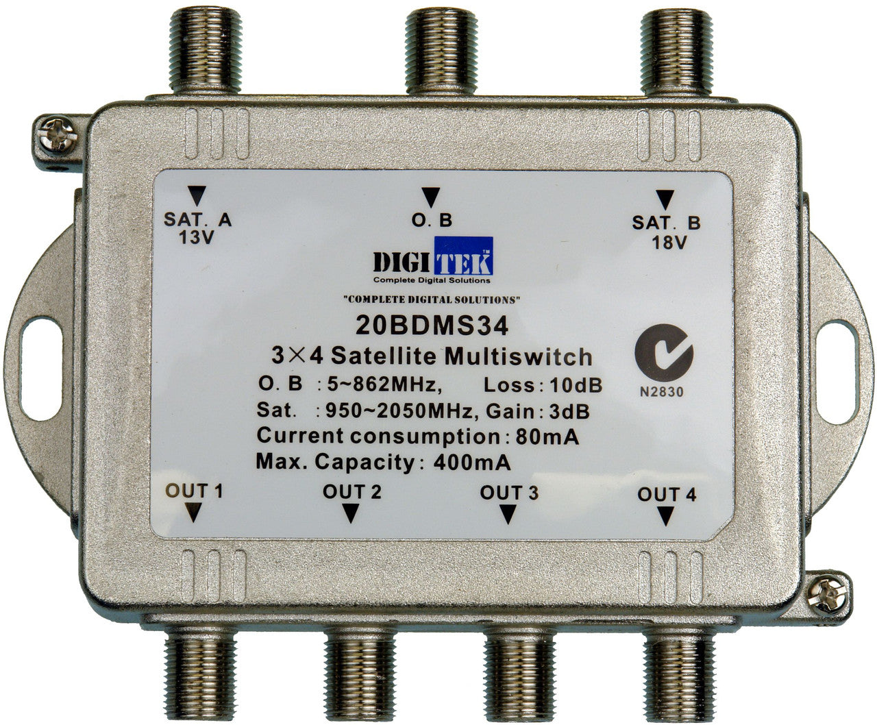 Digitek 3 Input 4 Way Multiswitch – DZ ELECTRICAL PRODUCTS