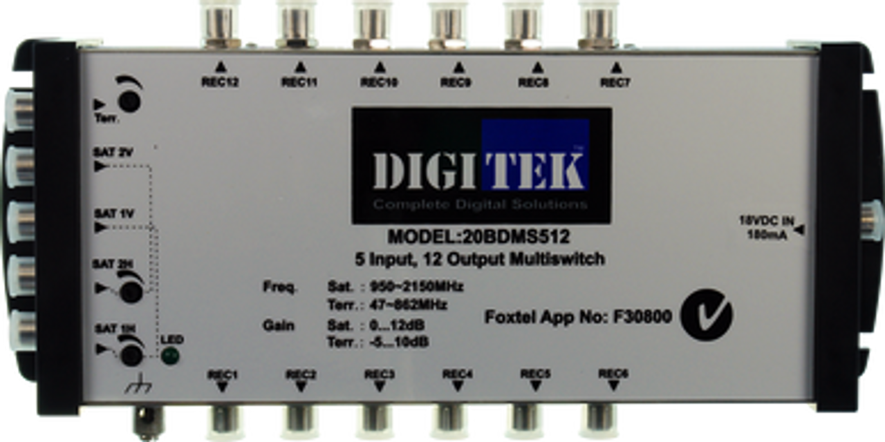 Digitek 5 Input 12 Output Multiswitch – DZ ELECTRICAL PRODUCTS