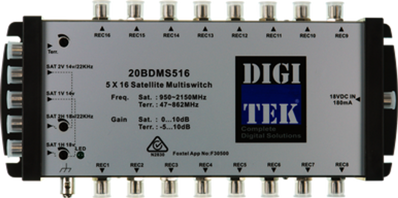 Digitek 5 Input 16 Output Multiswitch – DZ ELECTRICAL PRODUCTS