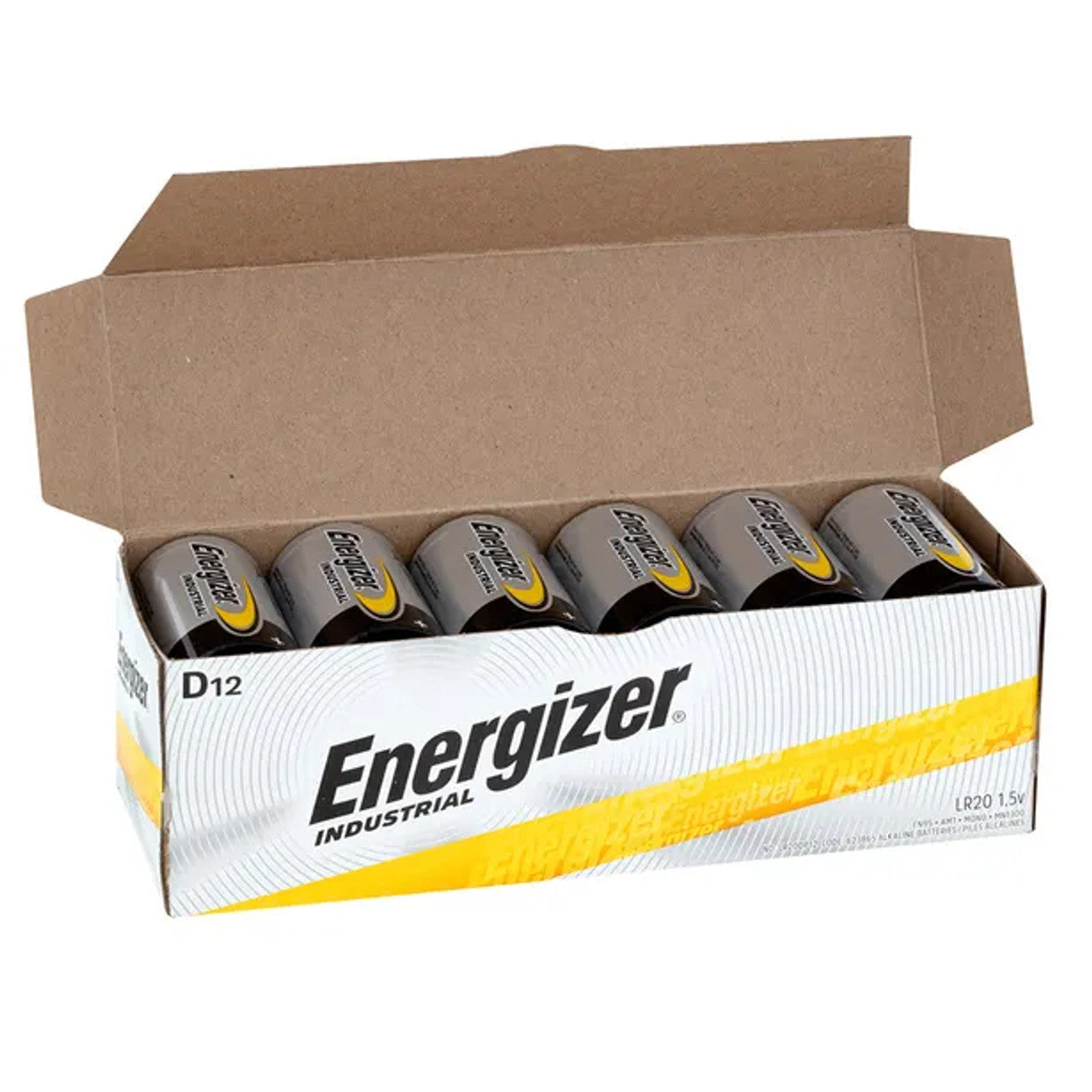 Energizer EN95 Industrial 1.5V Industrial Alkaline D Batteries – DZ ...