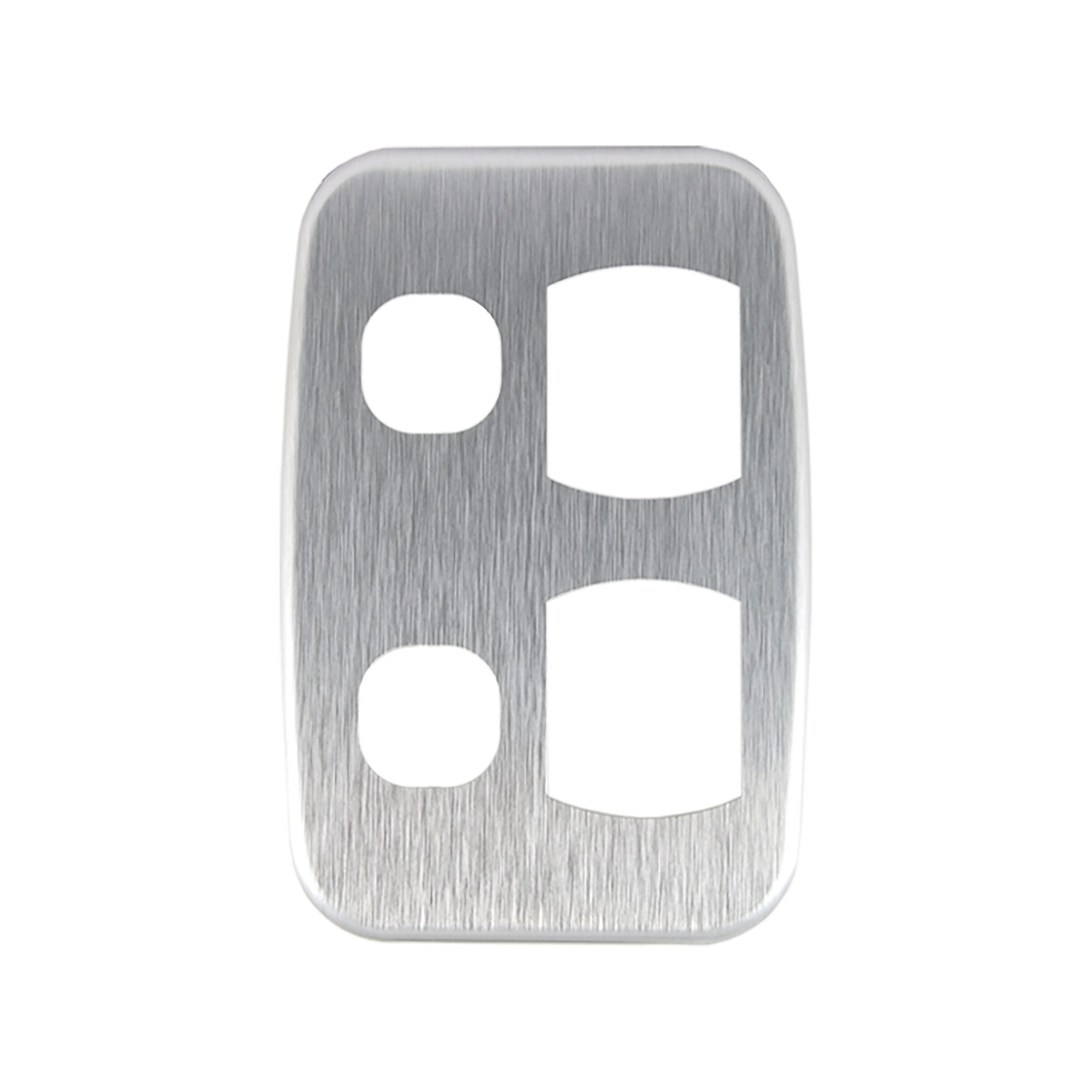 Aluminium Cover Plate Double GPO Vertical LUNA – DZ ELECTRICAL PRODUCTS