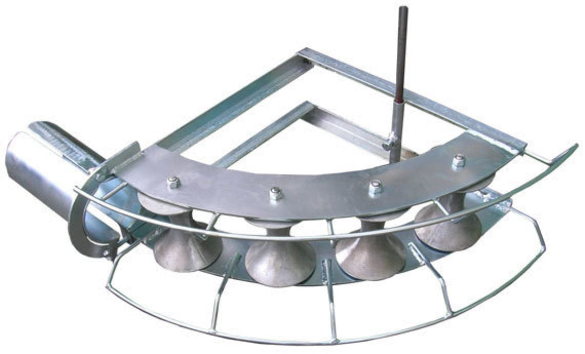 Hearthill FS***-4A90 Lockable Feeding Sheave with 4 Rollers in 90Â° Ra ...