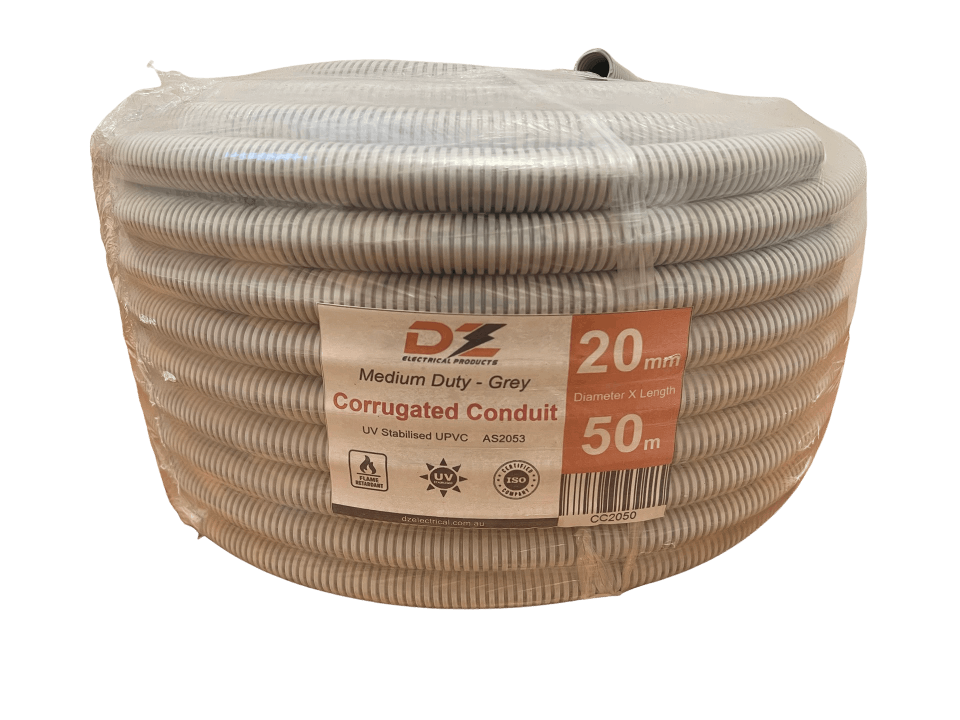 Electrical Corrugated Conduit MD Grey – DZ ELECTRICAL PRODUCTS