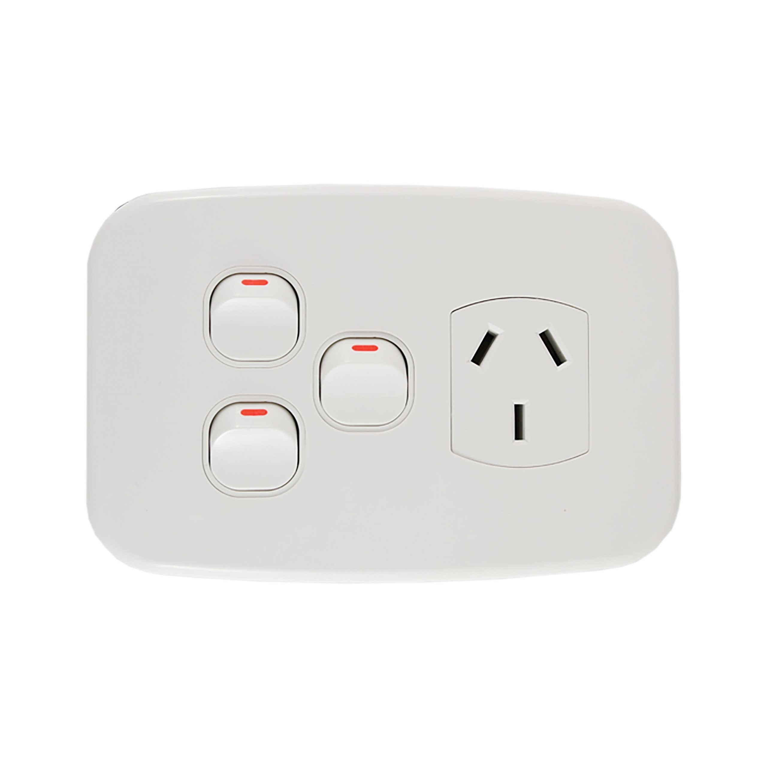 Single Power Point with 2 Extra Switches – DZ ELECTRICAL PRODUCTS