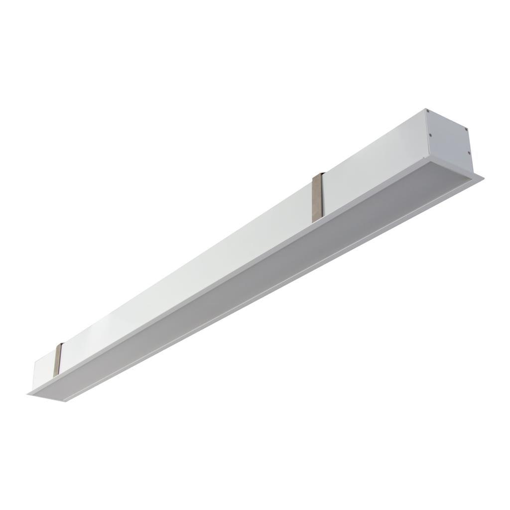 Max-75 17.3W 1000mm Recessed Linear LED Profile White / Neutral White ...