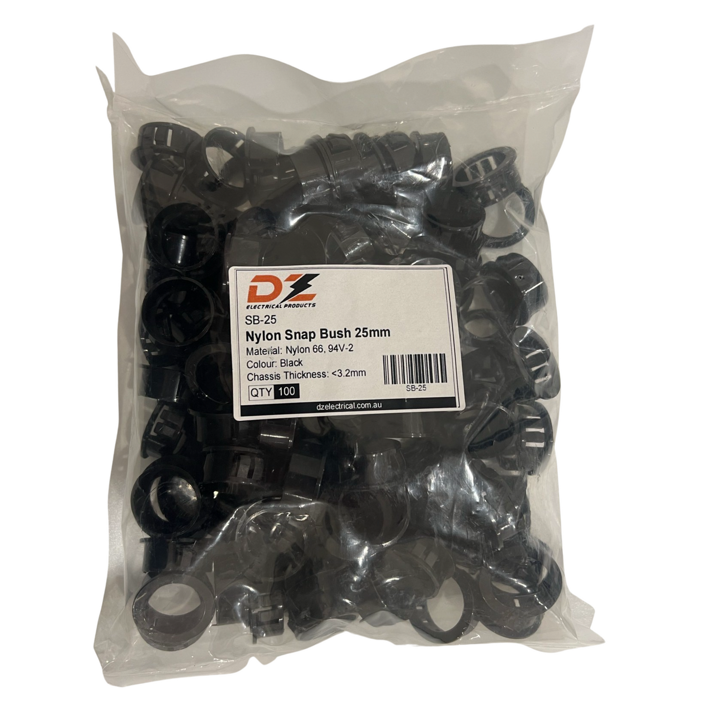 Nylon Snap Bushings - 100 Pack – DZ ELECTRICAL PRODUCTS