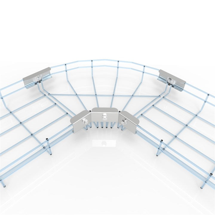 BASK BEND CO 304 | Wire Basket Cable Tray Flat Bend Coupling Kit – DZ ...