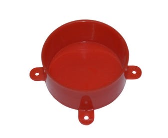 DISPOSABLE LID RED WITH LUGS FOR JUNCTION BOX – DZ ELECTRICAL PRODUCTS