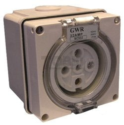 4 pin 32A socket outlet 440V – DZ ELECTRICAL PRODUCTS