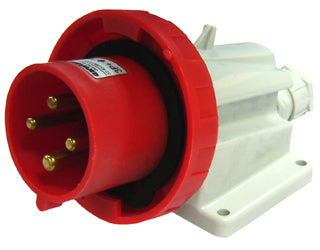 32A 3P+E IEC 90deg Appliance Inlet IP67 - 415V – DZ ELECTRICAL PRODUCTS