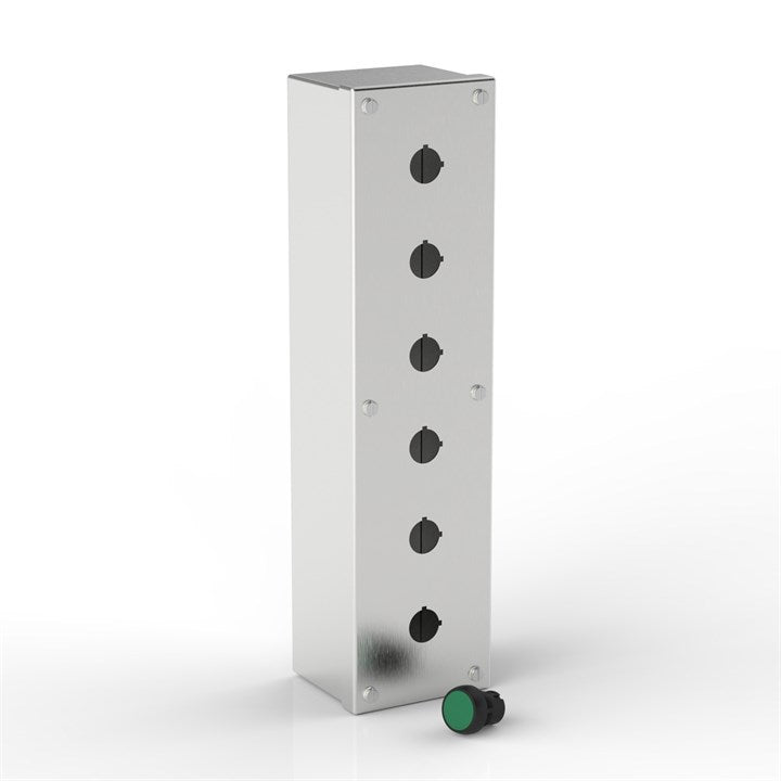 PB6/1-S304-22.5 | Push-Button Enclosure – DZ ELECTRICAL PRODUCTS