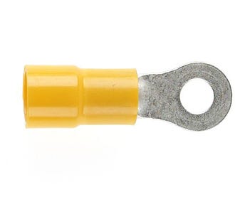 Yellow Ring Terminal 5mm Stud – DZ ELECTRICAL PRODUCTS